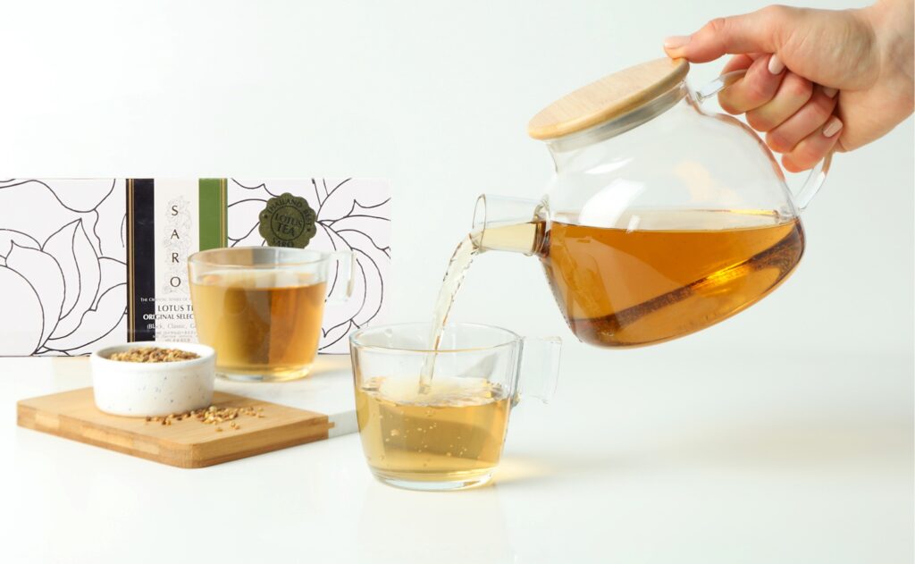 SARO TEA กรุ่นกลิ่นหอมละมุนสุดยอดชาจากดอกบัวหลวง - ThaiPower.co