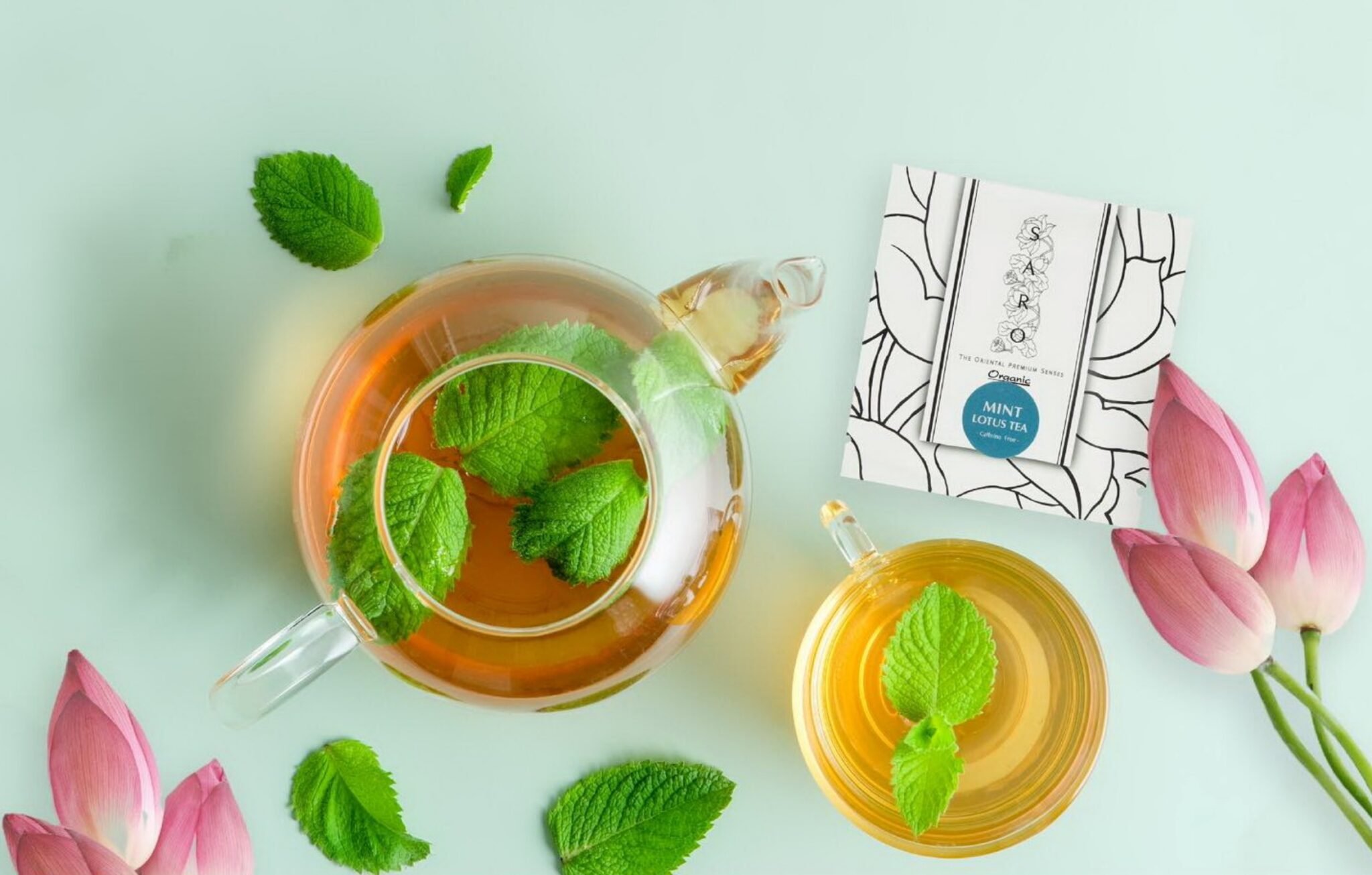 SARO TEA กรุ่นกลิ่นหอมละมุนสุดยอดชาจากดอกบัวหลวง - ThaiPower.co