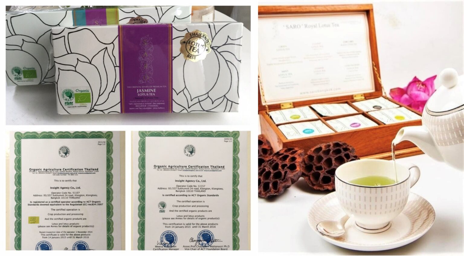 SARO TEA กรุ่นกลิ่นหอมละมุนสุดยอดชาจากดอกบัวหลวง - ThaiPower.co